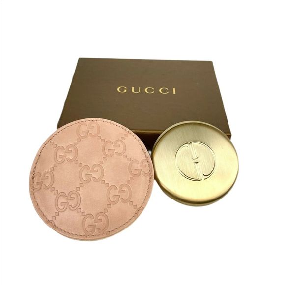 Gucci | Makeup | Gucci Womens Baby Pink Guccissima Leather Compact ...